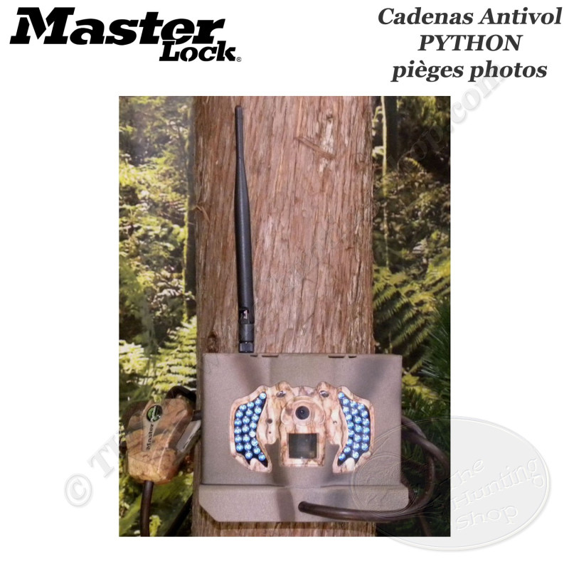 MASTER LOCK Python self-locking cable CAMO anti-theft