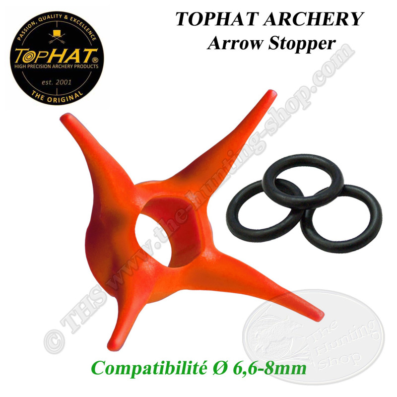 TOPHAT ARCHERY 6 Arrow Stopper Kunststofftraverse für Pfeile