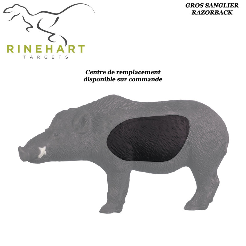 RINEHART 3D-Zielscheibe Großes Wildschwein Razorback Boar aus ...