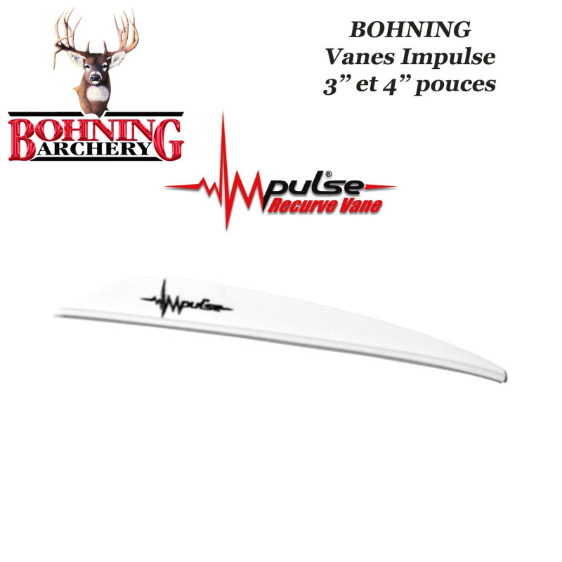 BOHNING Vanes Impulse spéciales pour arcs traditionnels recurve