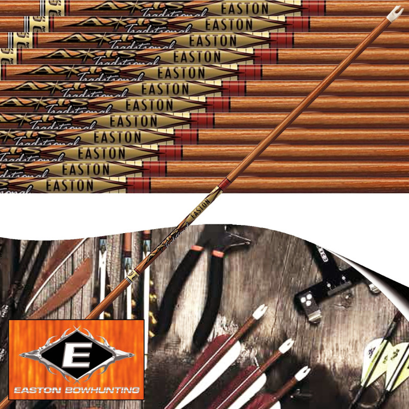 EASTON Axis Traditional 3D carbon imitation wood hunting and shooting ...