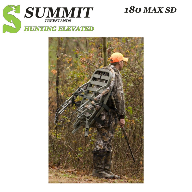 SUMMIT Treestand auto-grimpant 180 MAX SD - Le Réversible...