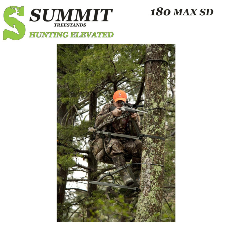 SUMMIT Treestand auto-grimpant 180 MAX SD - Le Réversible...